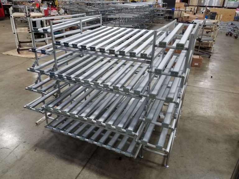 Aluminum Assembled Flow Racks - Arbon Equipment