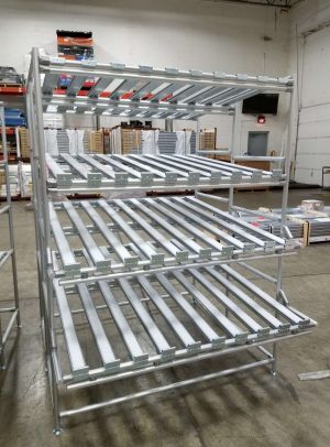 Aluminum Assembled Flow Racks - Arbon Equipment