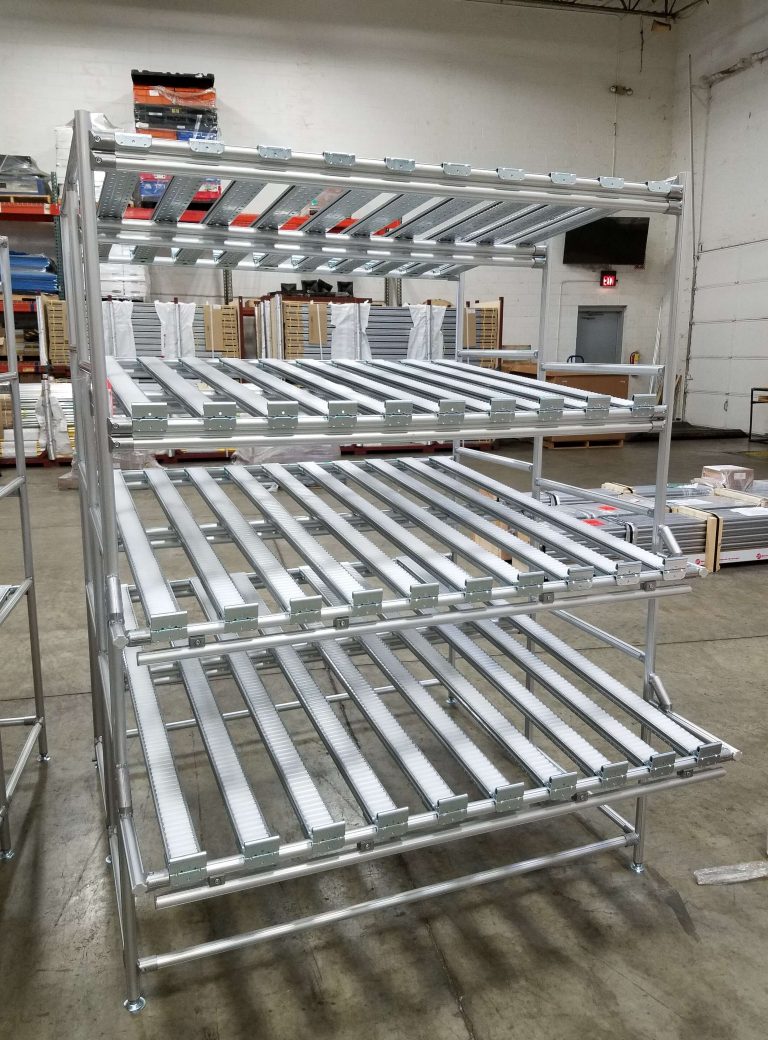Aluminum Assembled Flow Racks - Arbon Equipment