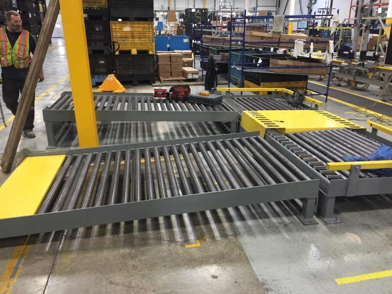 Floor Pallet Rollers | Custom Transfer & Pallet Conveyors